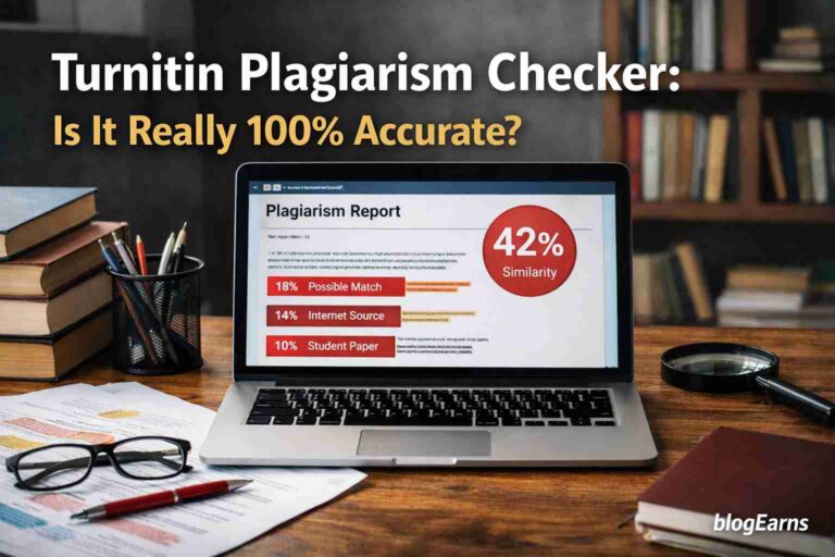 Turnitin Plagiarism Checker: Is It Really 100% Accurate? - BlogEarns